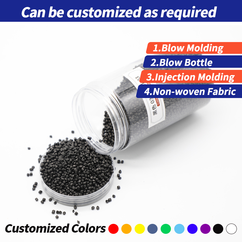 Black color ps plastic masterbatch caco3 compound filler injection ...